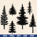 Pine Trees SVG, Forest Svg Bundle, Tree Line Svg, Christmas Tree Svg ...