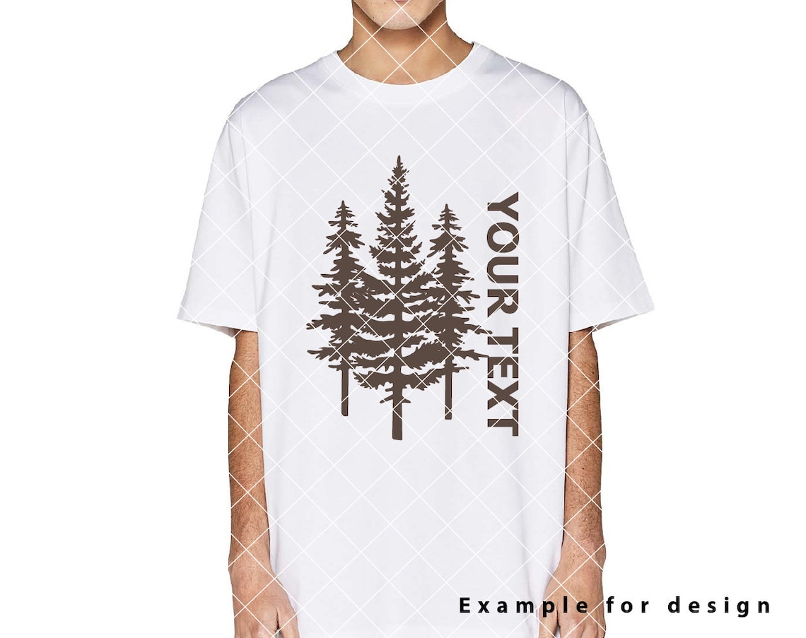 Forest Tree Line SVG, Pine Trees Svg, Forest Svg Bundle, Tree Line Svg ...