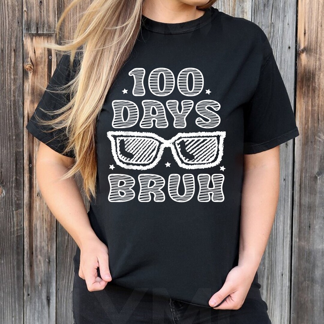 Bruh 100 Days of School 100th Day of School Sunglasses Kids - Etsy