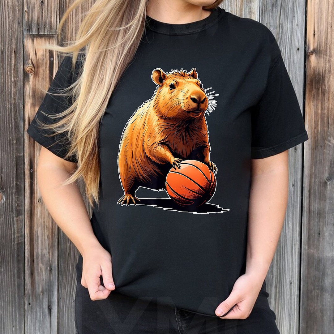 Basketball Capybara Dunking Korbleger Basketball Jersey Shirt ...