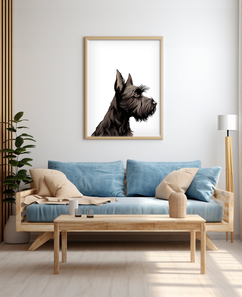 Printable Dog Wall Art, Scottish Terrier, Scottie Dog Gifts, Scottie ...