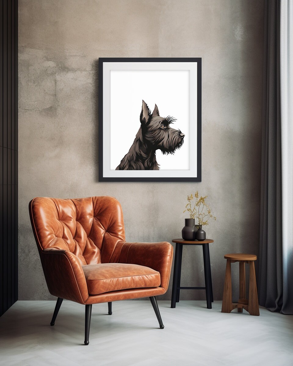 Printable Dog Wall Art, Scottish Terrier, Scottie Dog Gifts, Scottie ...