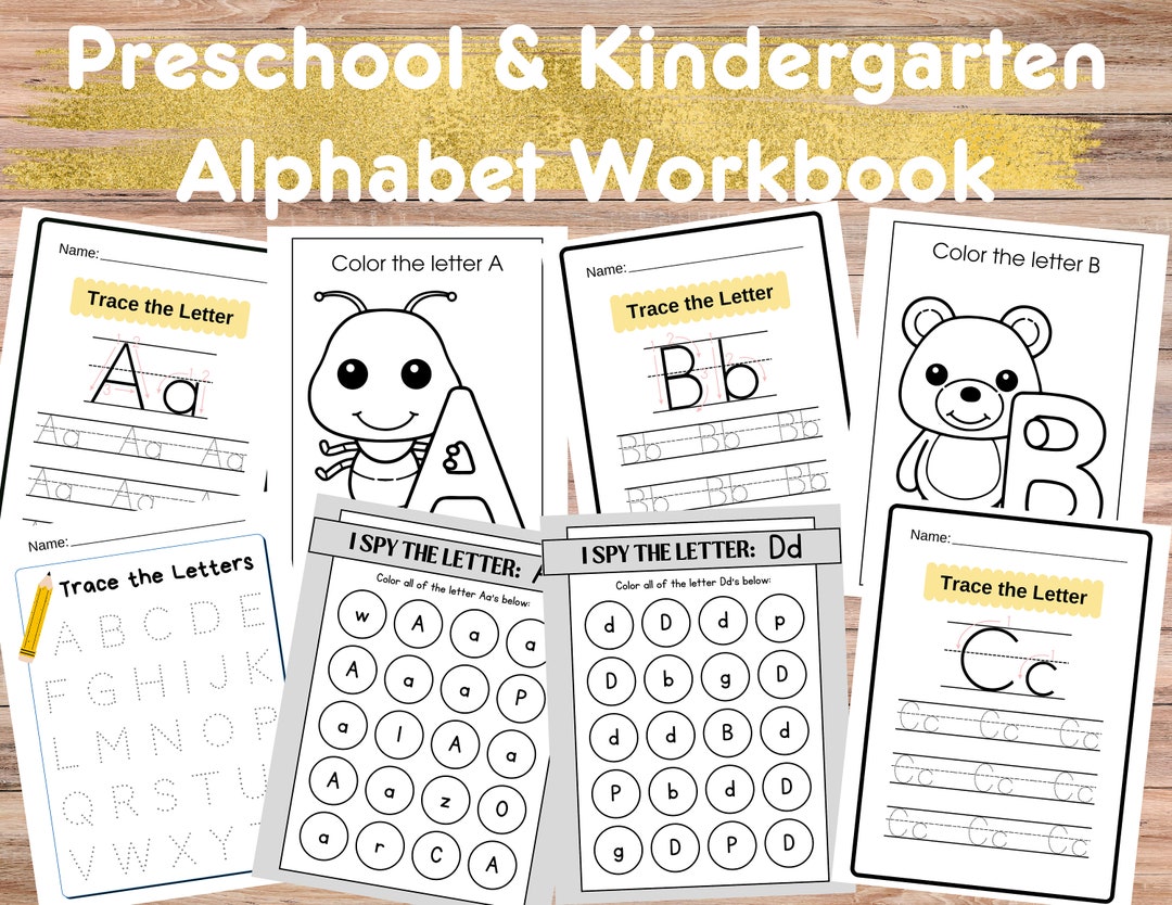 Complete Alphabet and Fine Motor Skills Workbook | Preschool ...