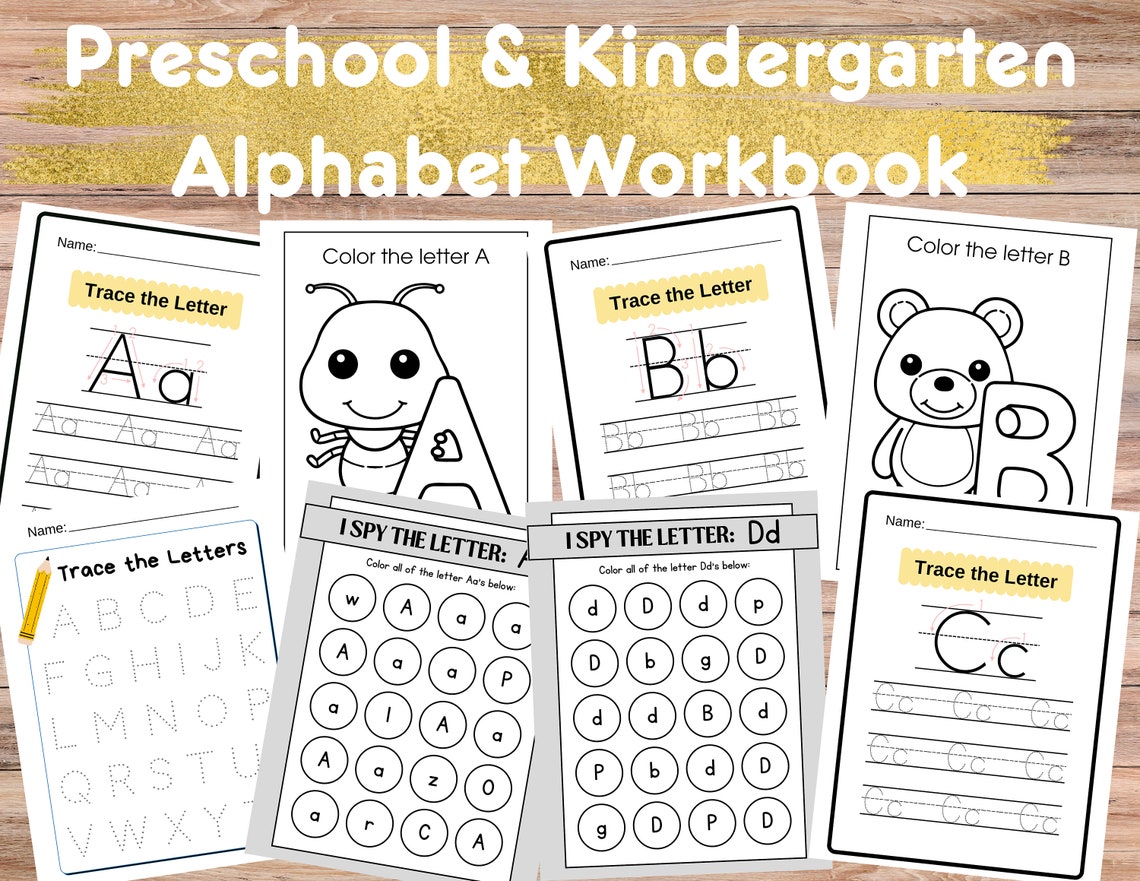 Complete Alphabet and Fine Motor Skills Workbook Preschool ...