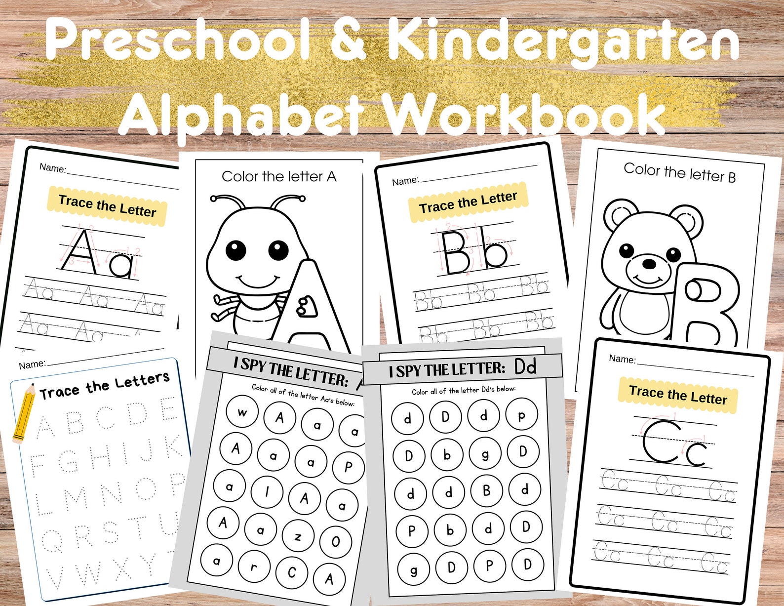 Complete Alphabet and Fine Motor Skills Workbook | Preschool ...
