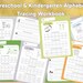 Complete Alphabet and Fine Motor Skills Workbook Preschool ...