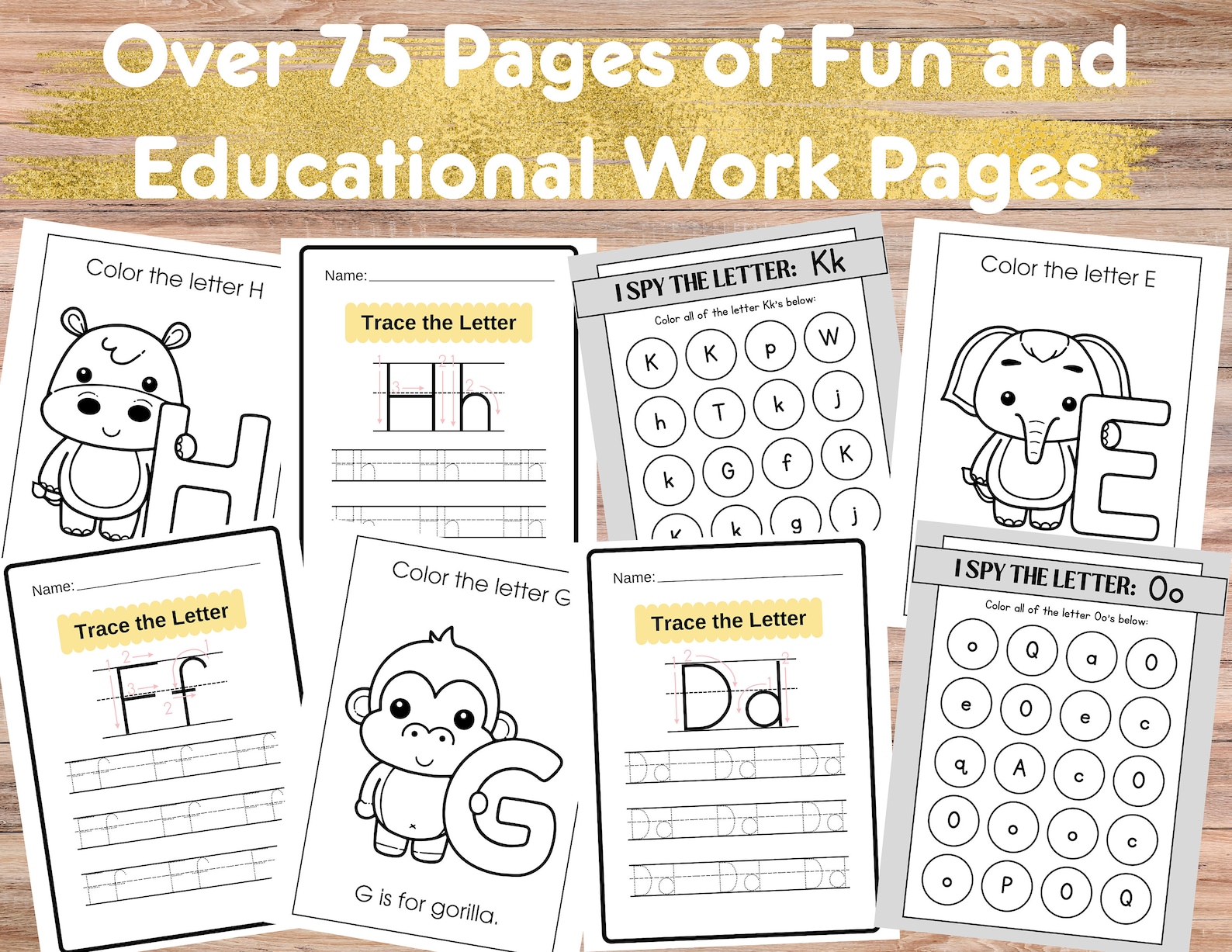 Complete Alphabet and Fine Motor Skills Workbook | Preschool ...