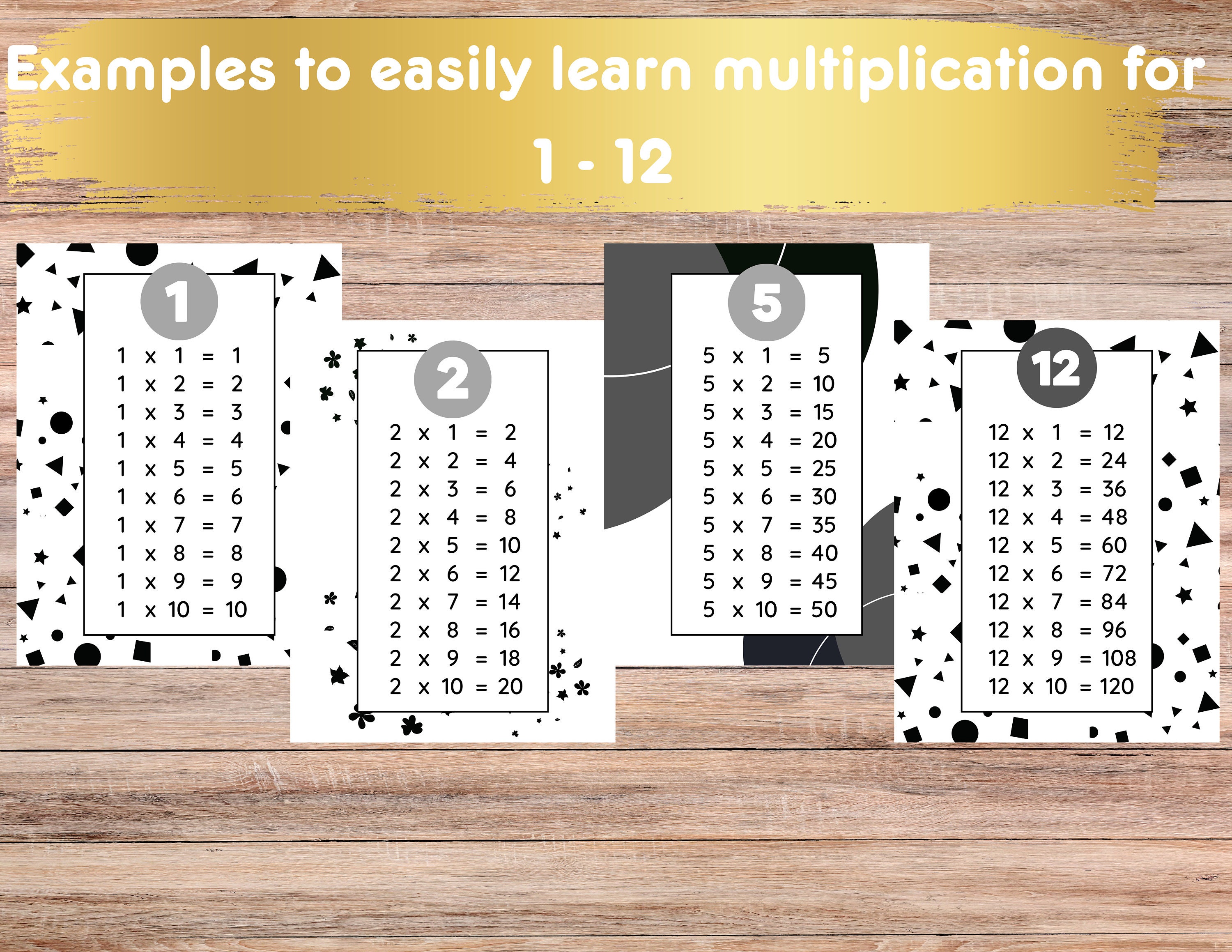 43-page Multiplication Practice Workbook Printable Math Worksheets ...