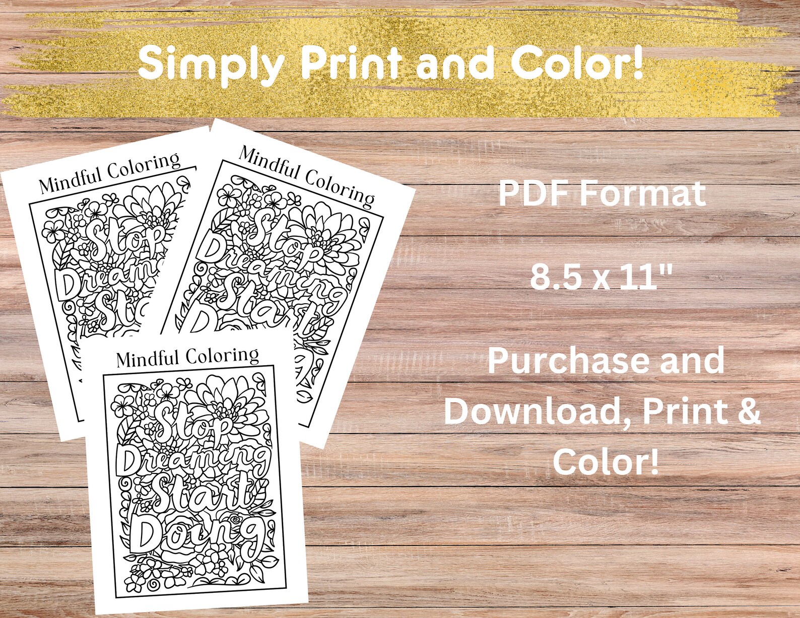 Mindful Coloring Pages for Kids, Inspirational Coloring Sheets ...