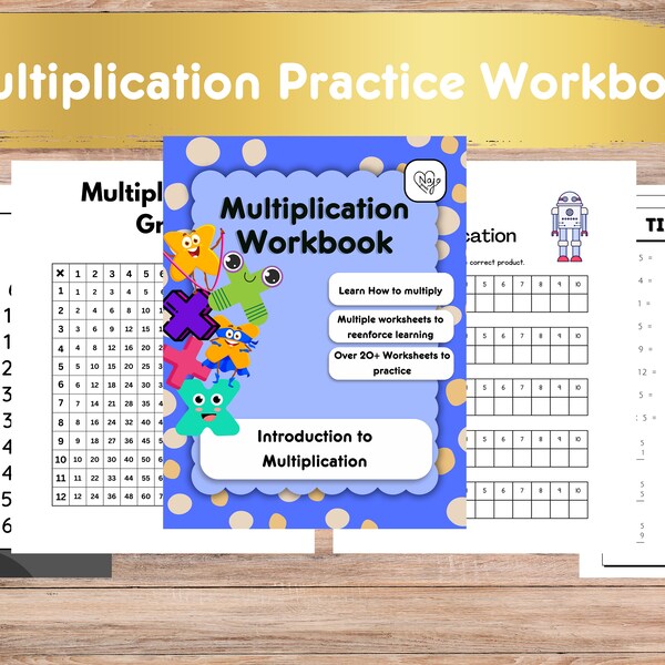 4th Grade Multiplication Math Worksheet - Etsy