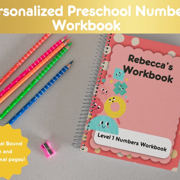 Preschool Workbook - Etsy