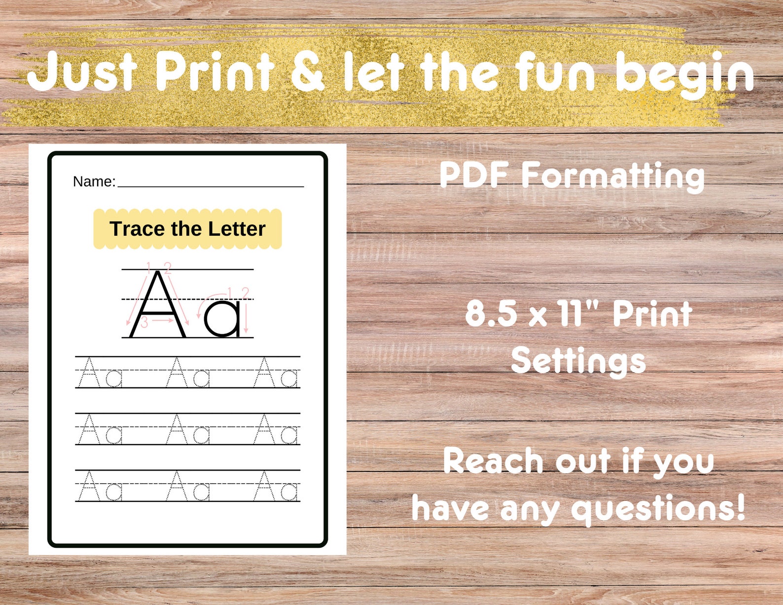 Complete Alphabet and Fine Motor Skills Workbook | Preschool ...