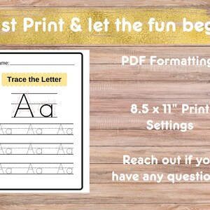 Complete Alphabet and Fine Motor Skills Workbook | Preschool ...