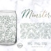 Monstera Pattern Can Wrap • Digital Download SVG Files for Cricut ...