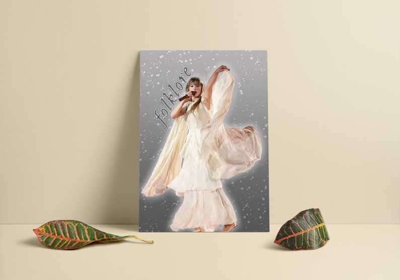 Eras Tour Taylor Swift A4 Posters Lover, Folklore, Evermore, Midnights ...