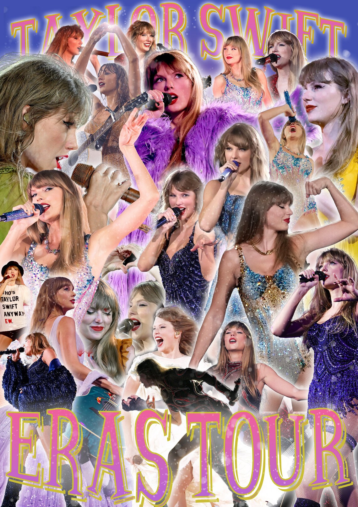 Eras Tour Taylor Swift A4 Poster Digital Download - Etsy