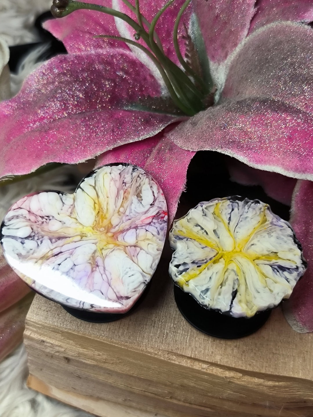 Resin Cell Phone Holder Cell Phone Grip Phone Pops Epoxy Resin - Etsy