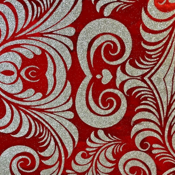 Silver Glitter Wrapping Paper - Etsy