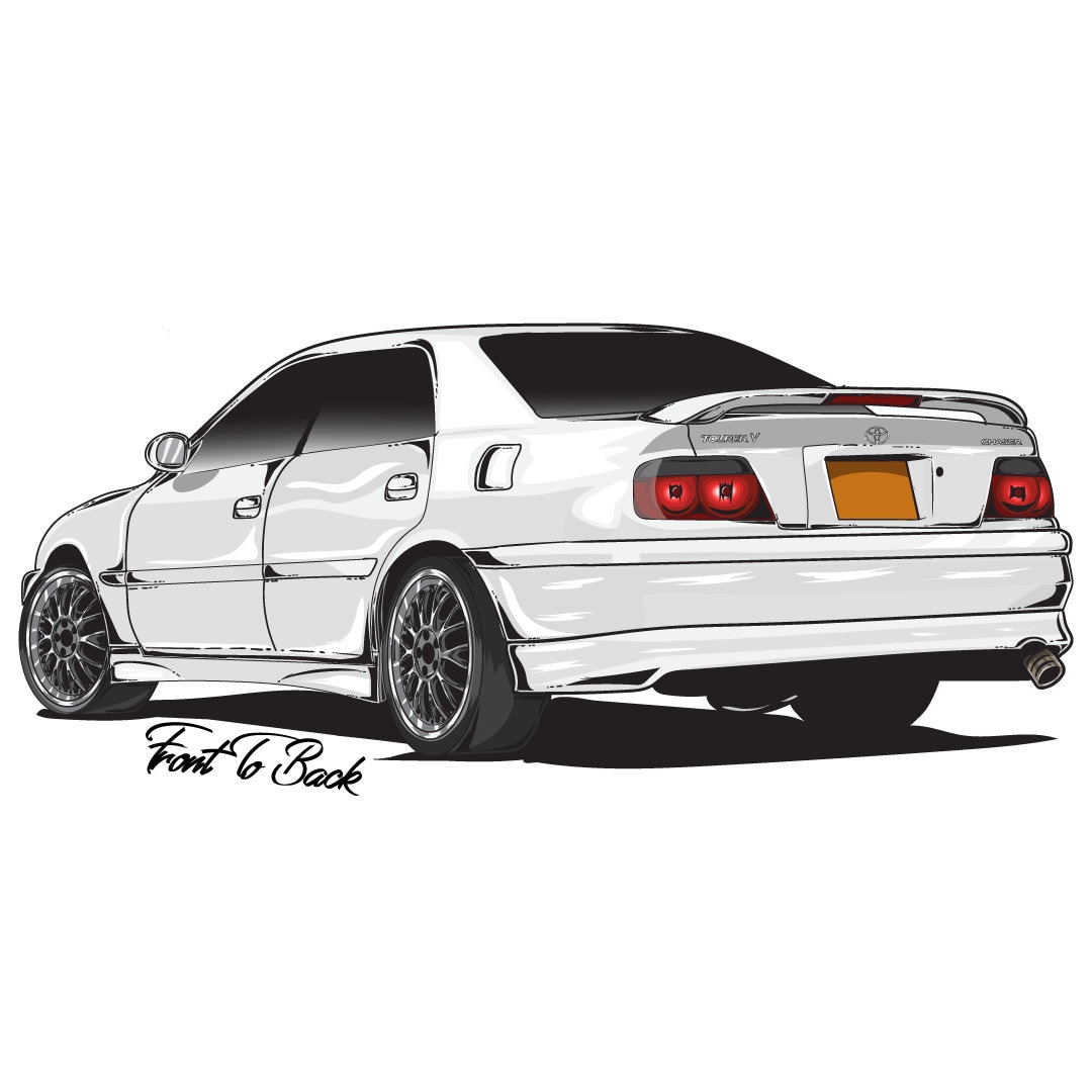 Toyota JZX100 Chaser Modified Car Custom Poster - Etsy