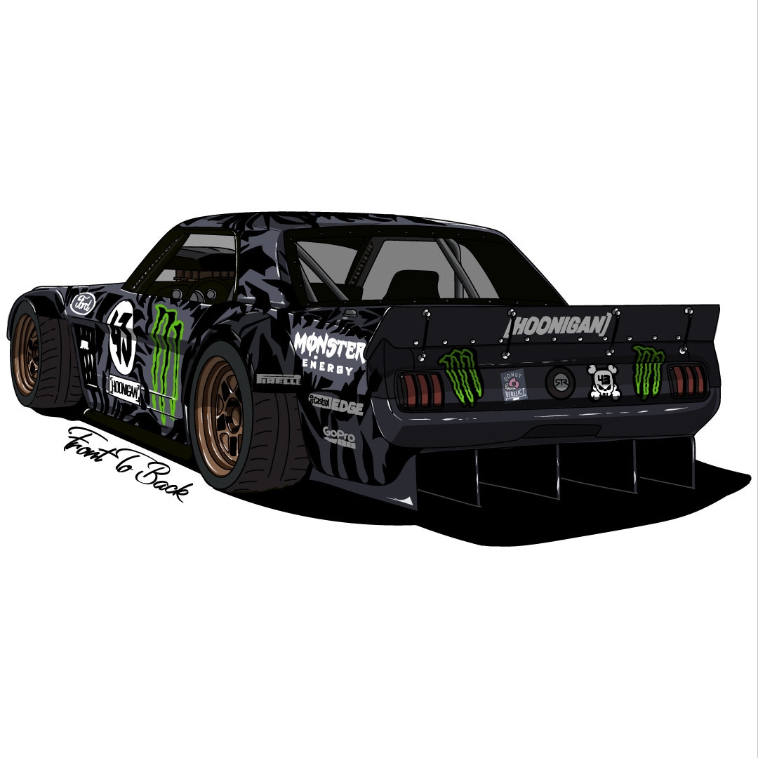 Hoonigan Racing Hoonicorn Mustang Custom Poster - Etsy