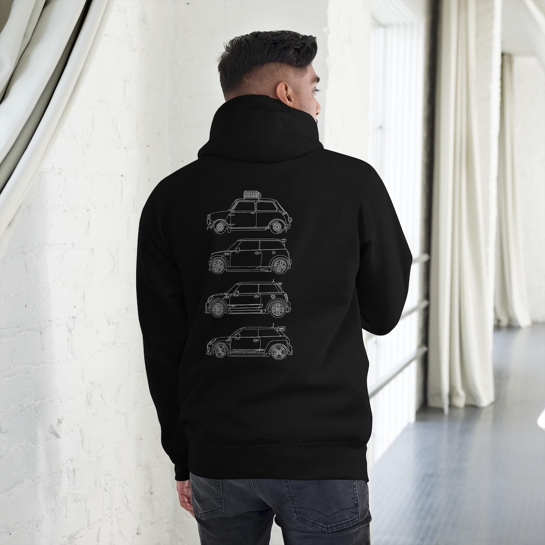 Evolution of the Mini Cooper S/GP Custom Graphic Hoodie - Etsy