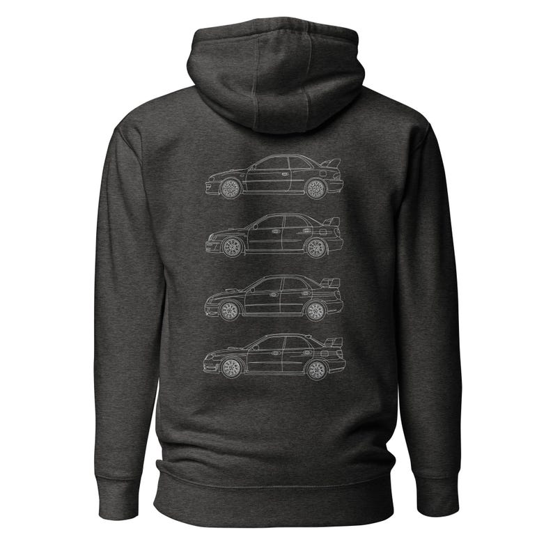 Evolution of the WRX STI Car Custom Graphic Hoodie - Etsy