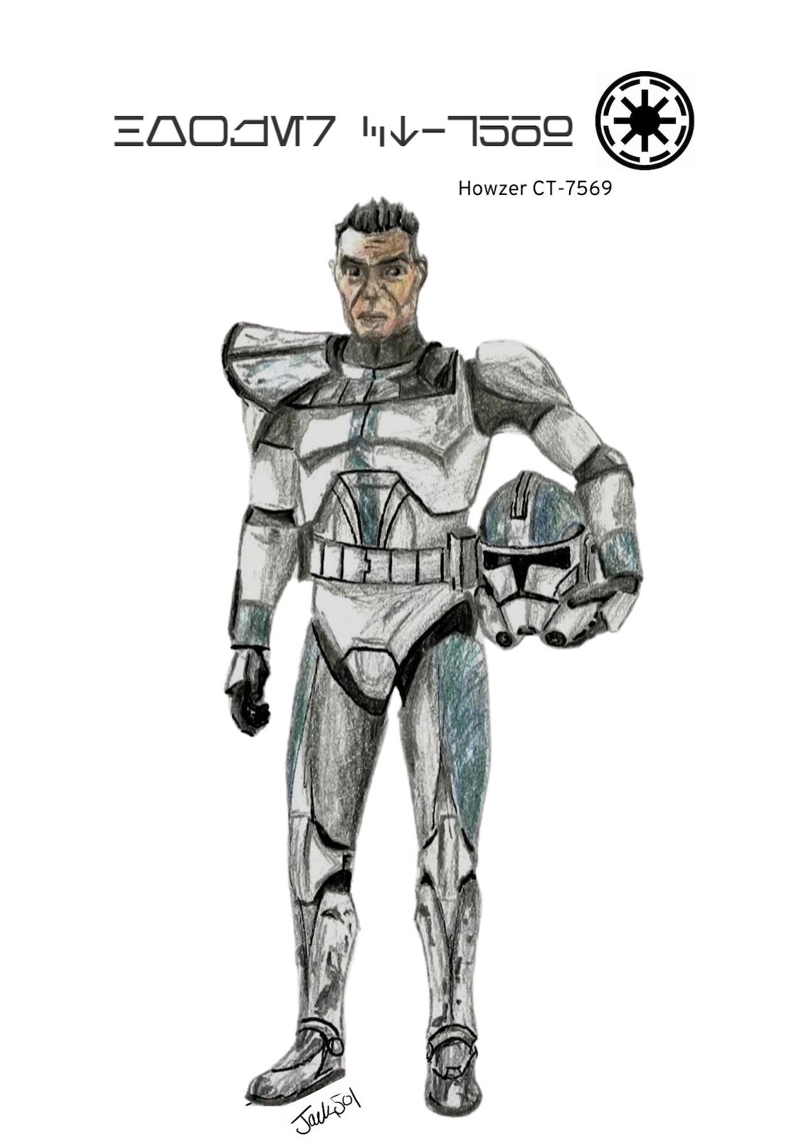 Captain Howzer Poster Star Wars Art Phase 2 Clone Trooper - Etsy UK
