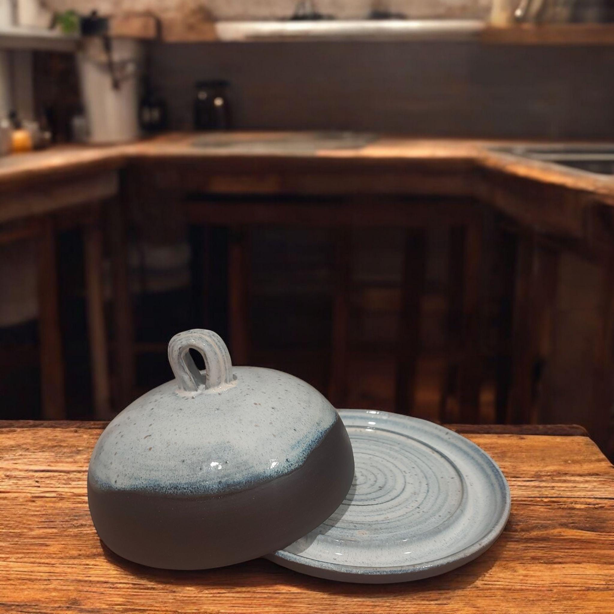 Rustic Cream Butter Dish - Made to Order - Etsy