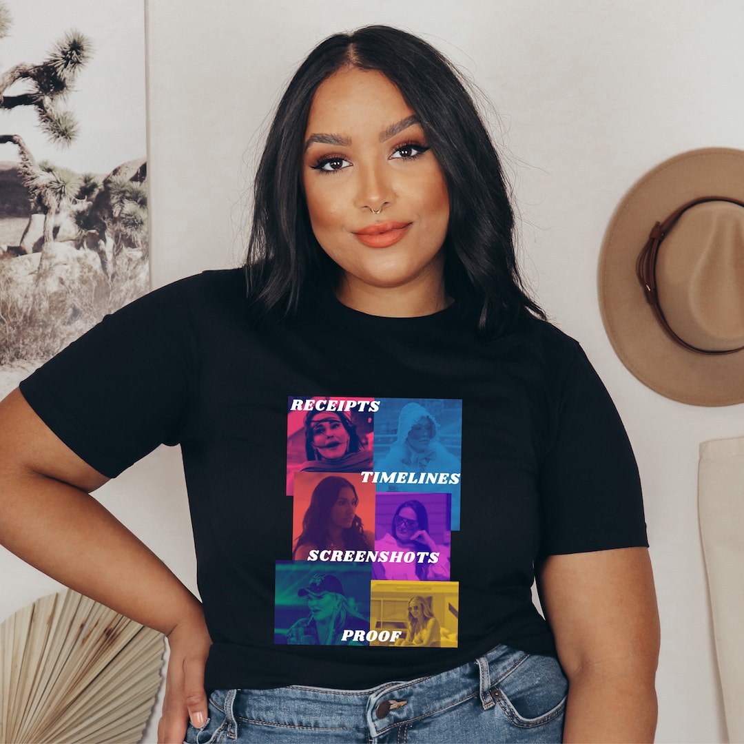 Receipts, Timelines, Screenshots, Proof RHOSLC, Collectible Tshirt - Etsy