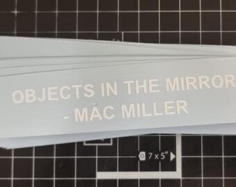 Objects in Mirror Appear to Be Losing Funny Car Decal Side - Etsy