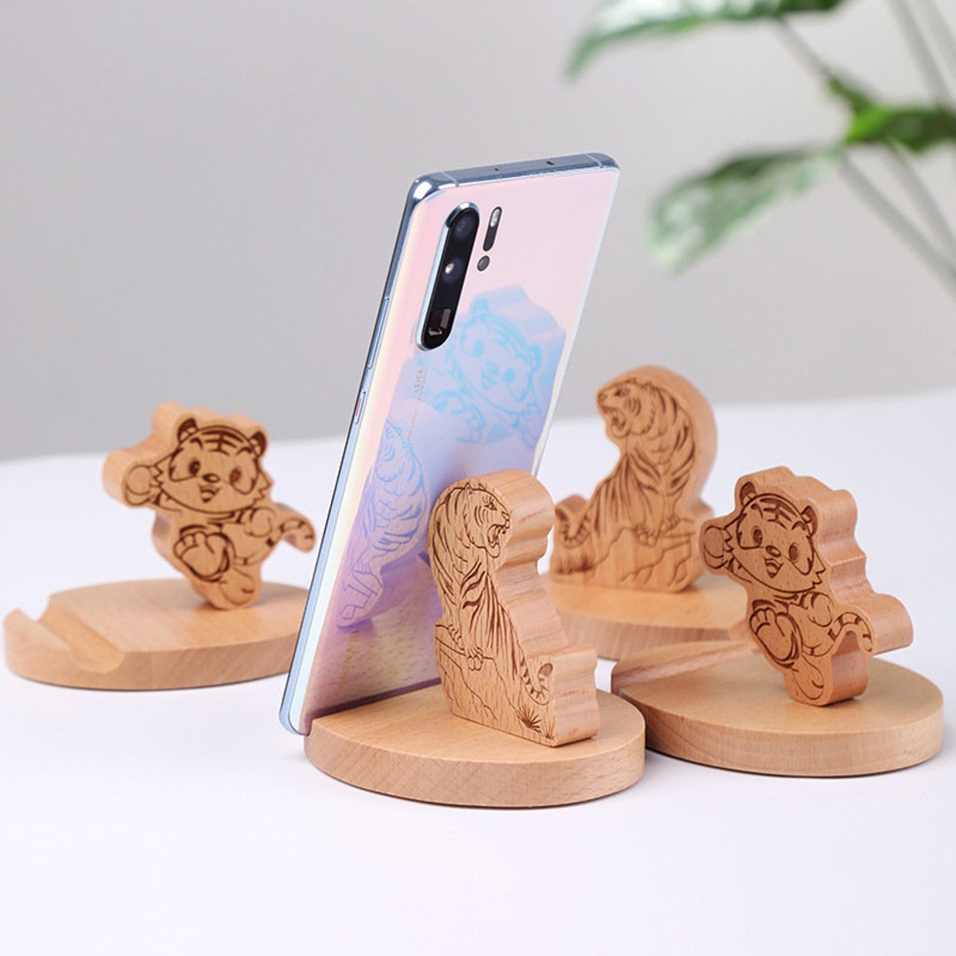 Phone Stand Laser Cut File. Plywood Phone Stand. Wooden Phone - Etsy