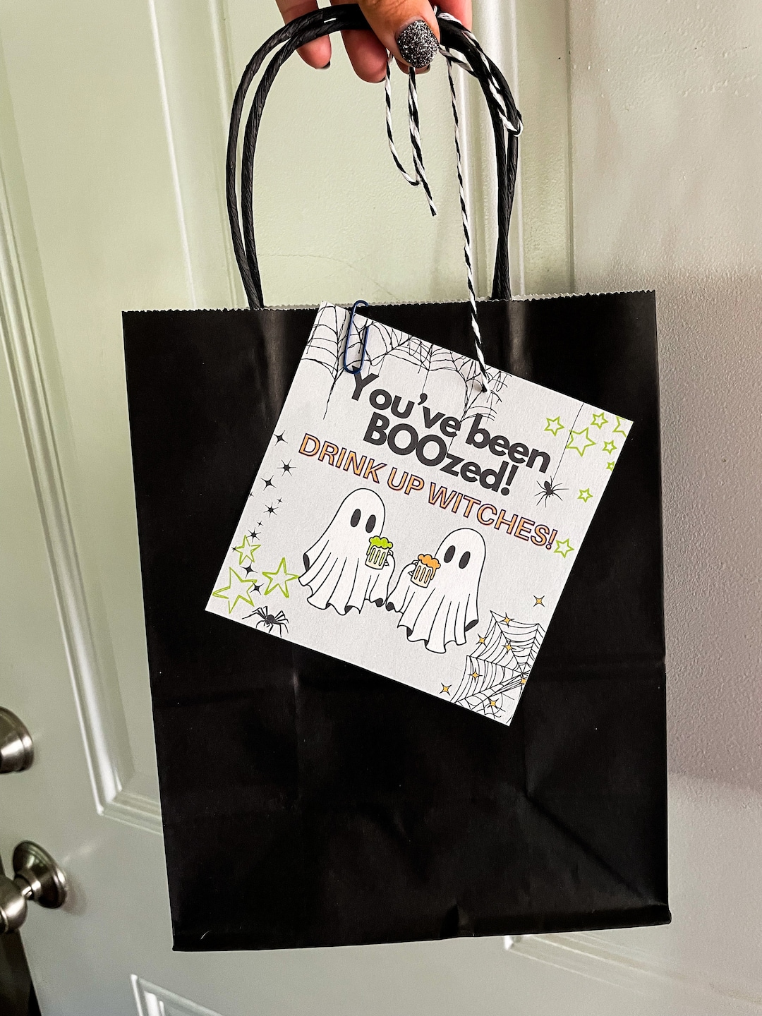 You've Been Booz'd, Instant Printable Gift Tag - Etsy