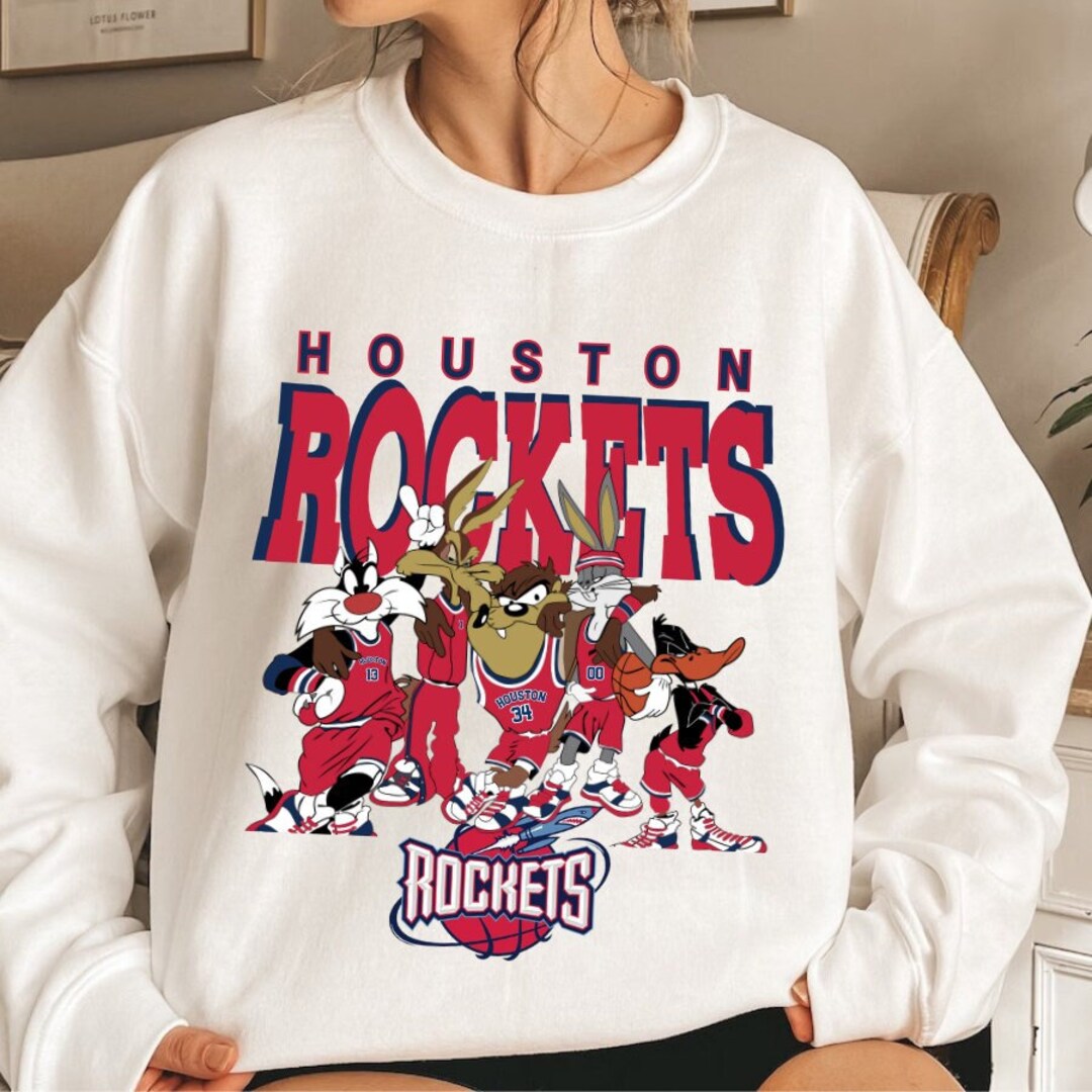 Vintage Houston Rockets Looney Tunes NBA Basketball Shirts - Etsy