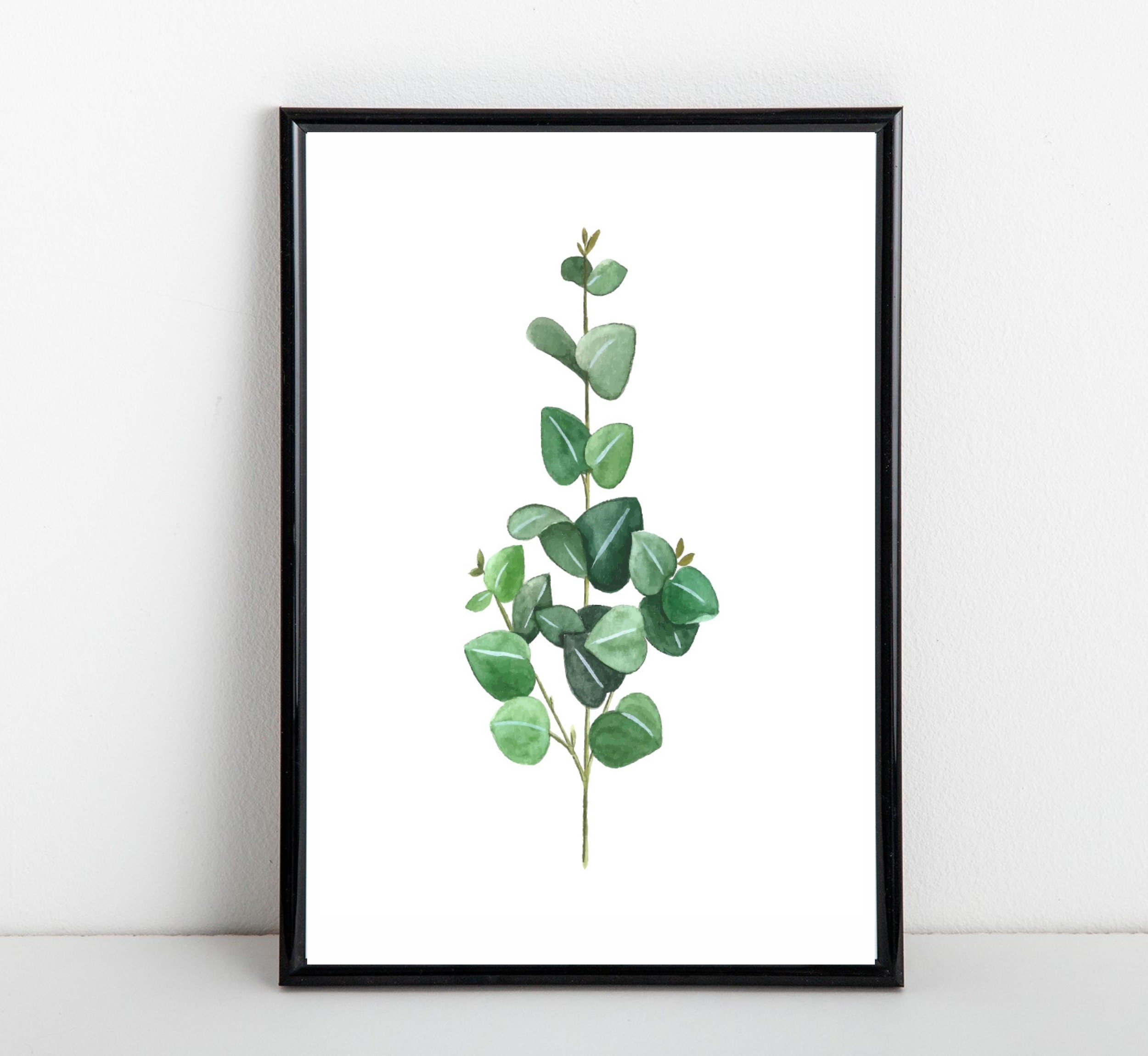 Set of 3 Eucalyptus Wall Art, Eucalyptus Leaves Art Print, Botanical ...