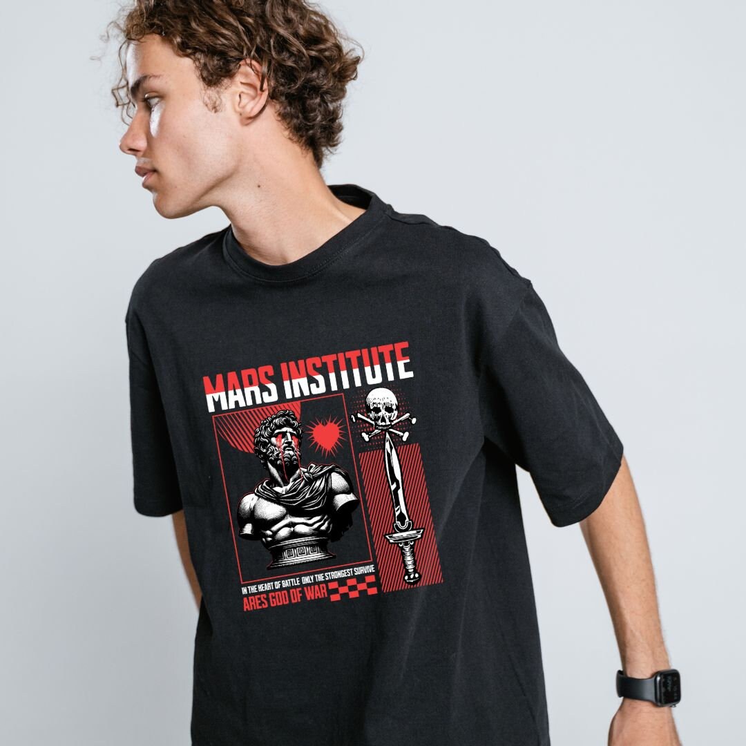Mars Institute-shirt, House Mars Pride, Comfort Colors, Ares God of War ...