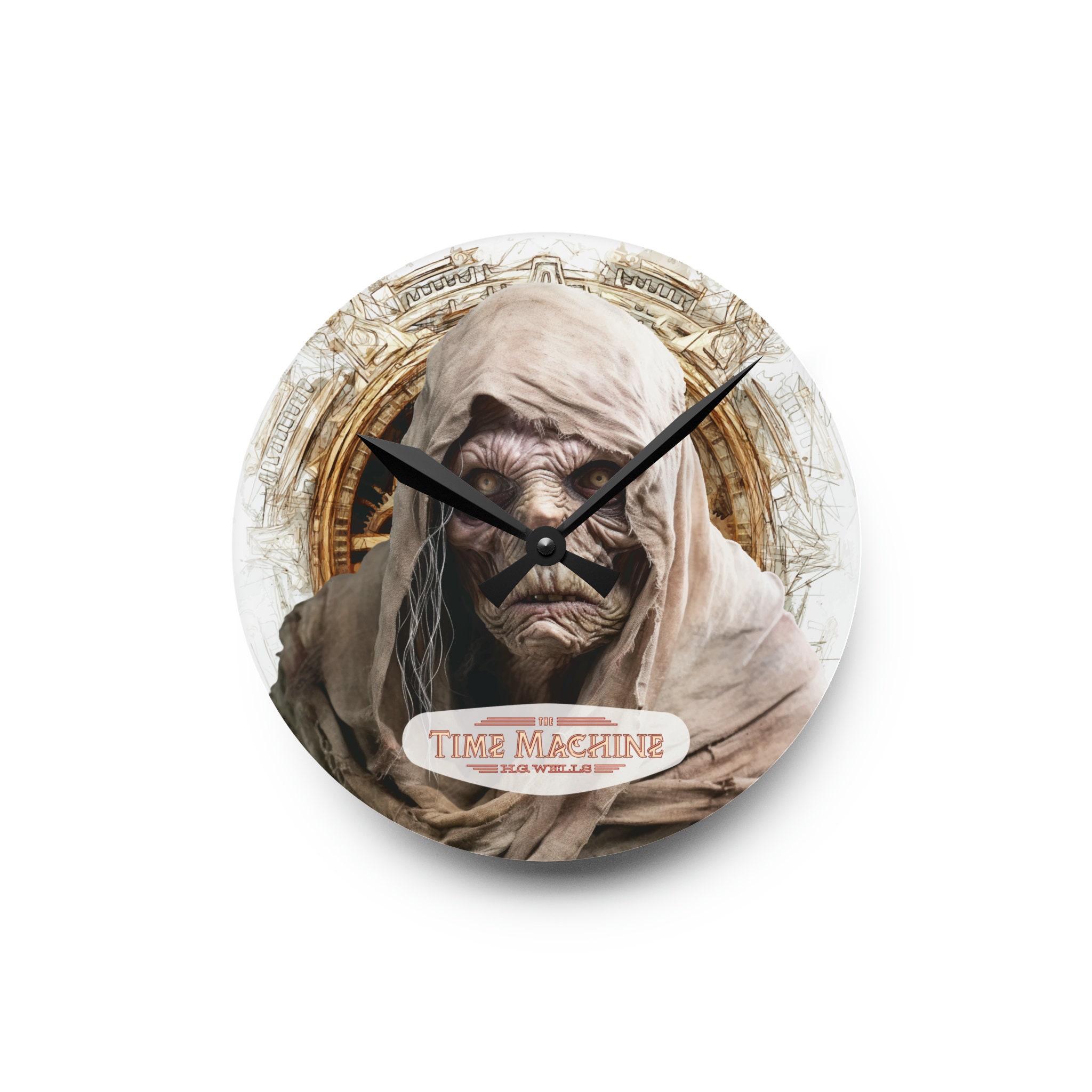 Morlock Clock - Steampunk Horror Time Travel Clock - the Time Machine ...