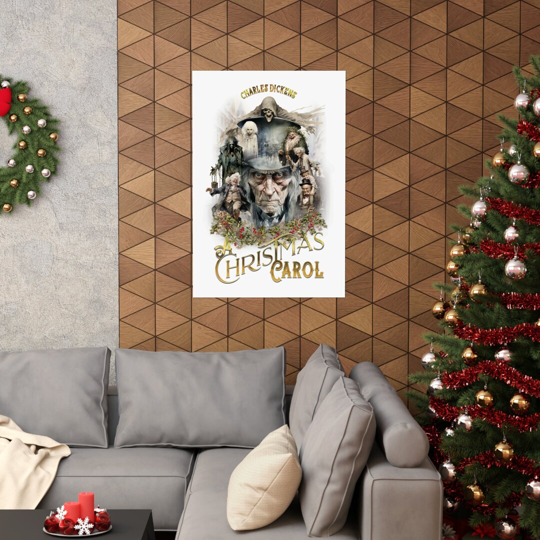 A Christmas Carol Poster (light Version) | Scrooge Poster | Christmas ...