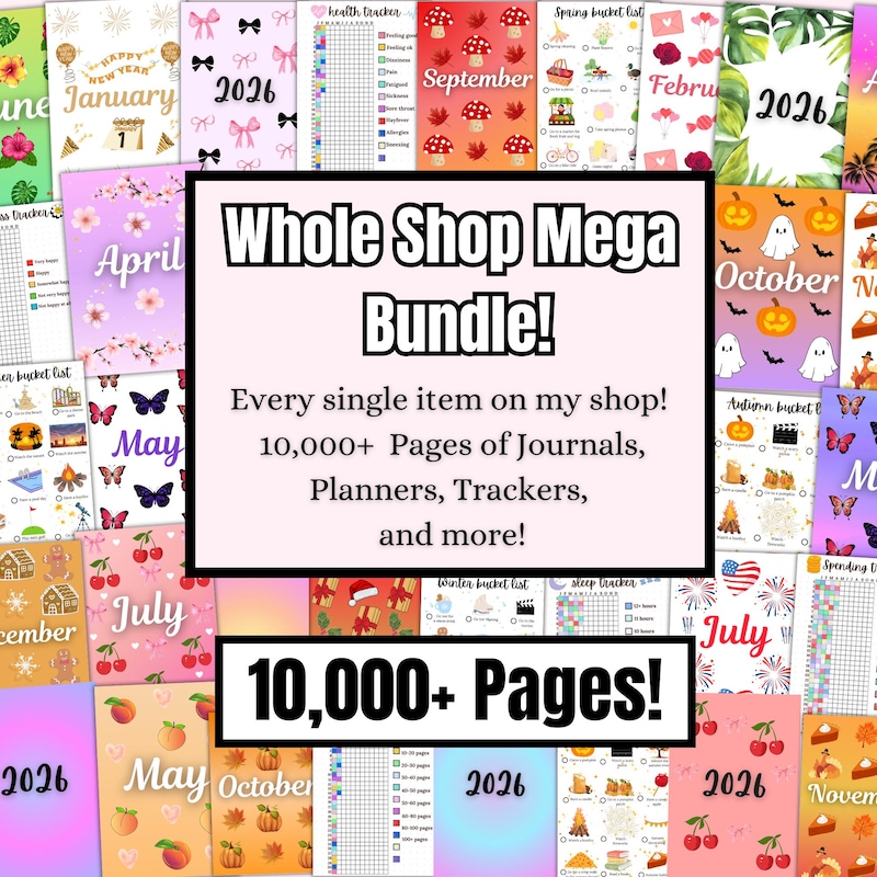 Bullet Journal 2026 - Etsy