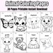 Animals Coloring in Pages for Kids | Preschool Worksheet | Printable ...