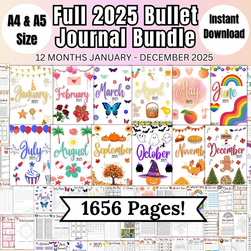 Bullet Journal - Etsy