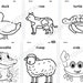 Animals Coloring in Pages for Kids | Preschool Worksheet | Printable ...