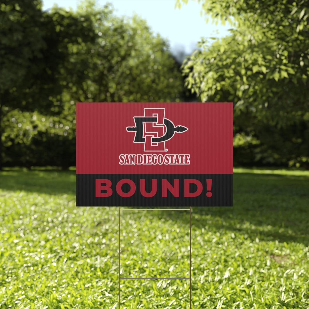 Graduation Yard Sign, SDSU Yard Sign for New Students Acceptance, Decor ...