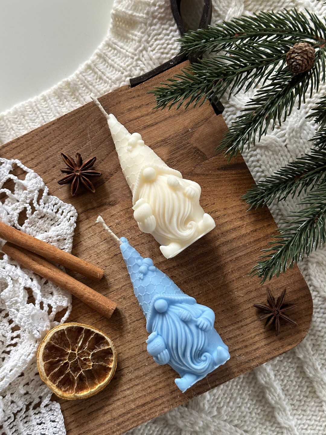 Hygge Scandinavian Christmas Candle Danish Advent Candles Secret Santa ...