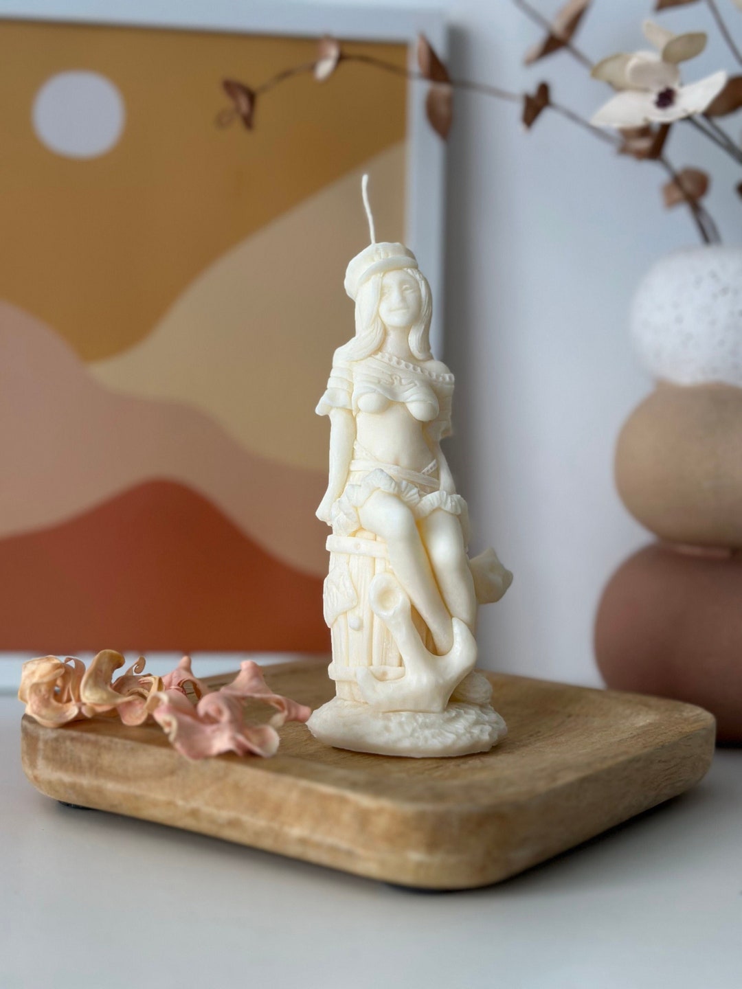 Lady Sea Candle Sailor Woman Body Candle Gifts Goddess Candle Unique ...