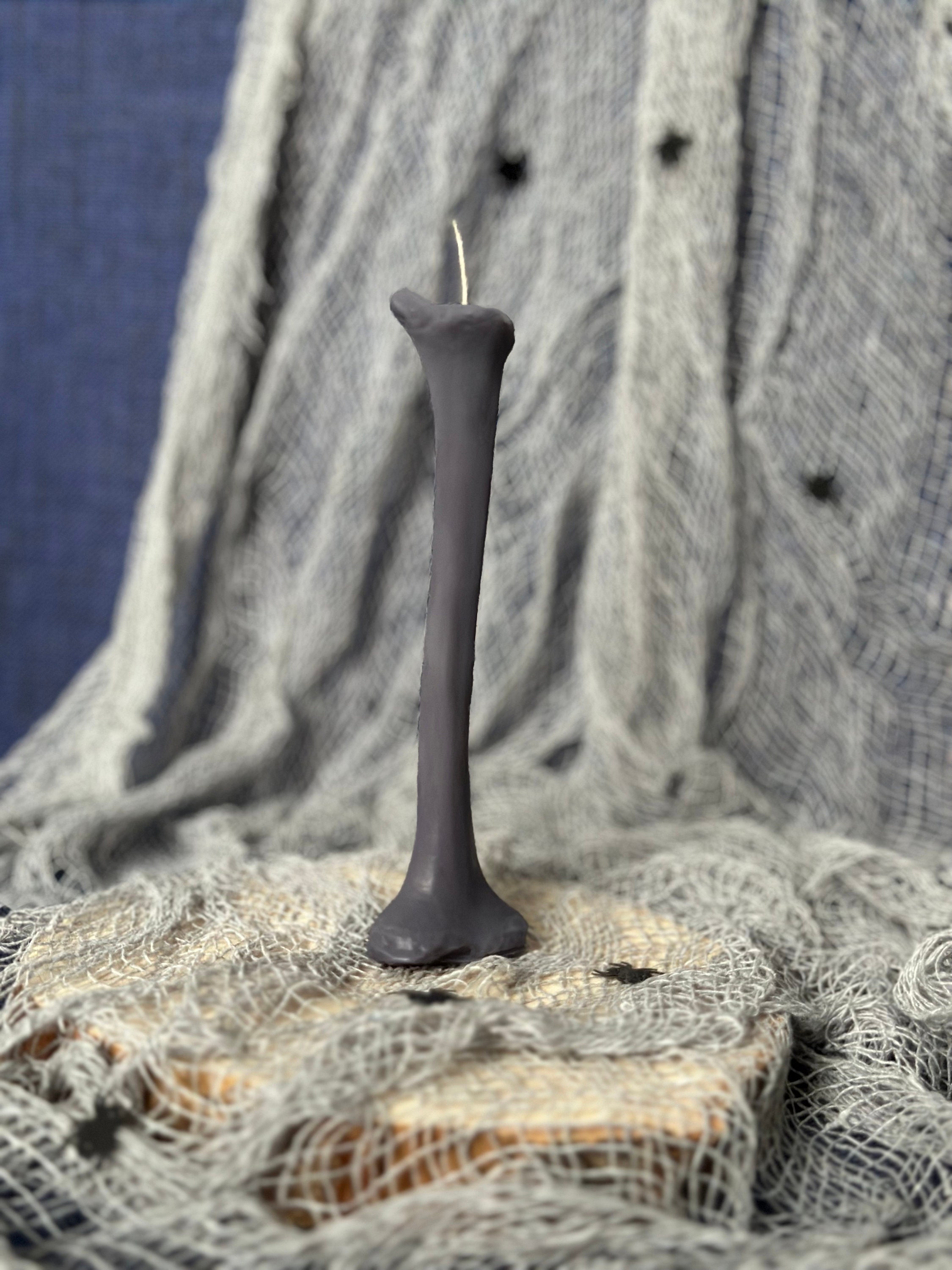 Minimalist Leg Bone Candle, Human Anatomy, Halloween Home Decor ...