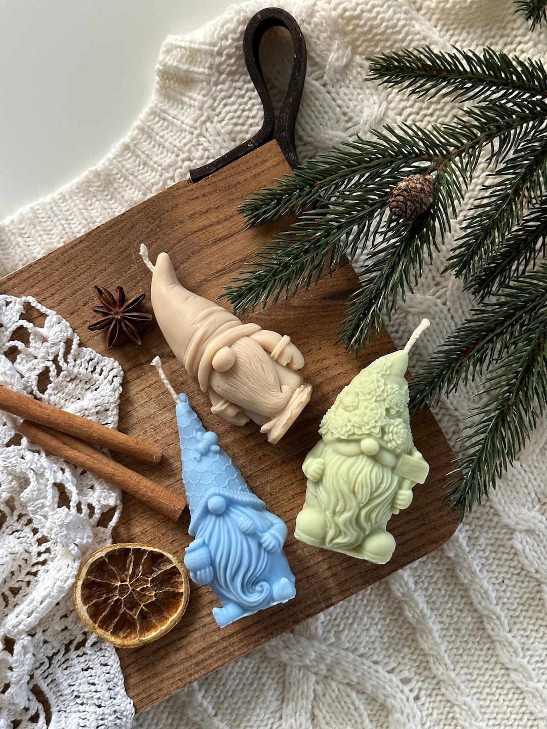 Scandinavian Christmas Candle Gift Box Danish Advent Candles Set ...