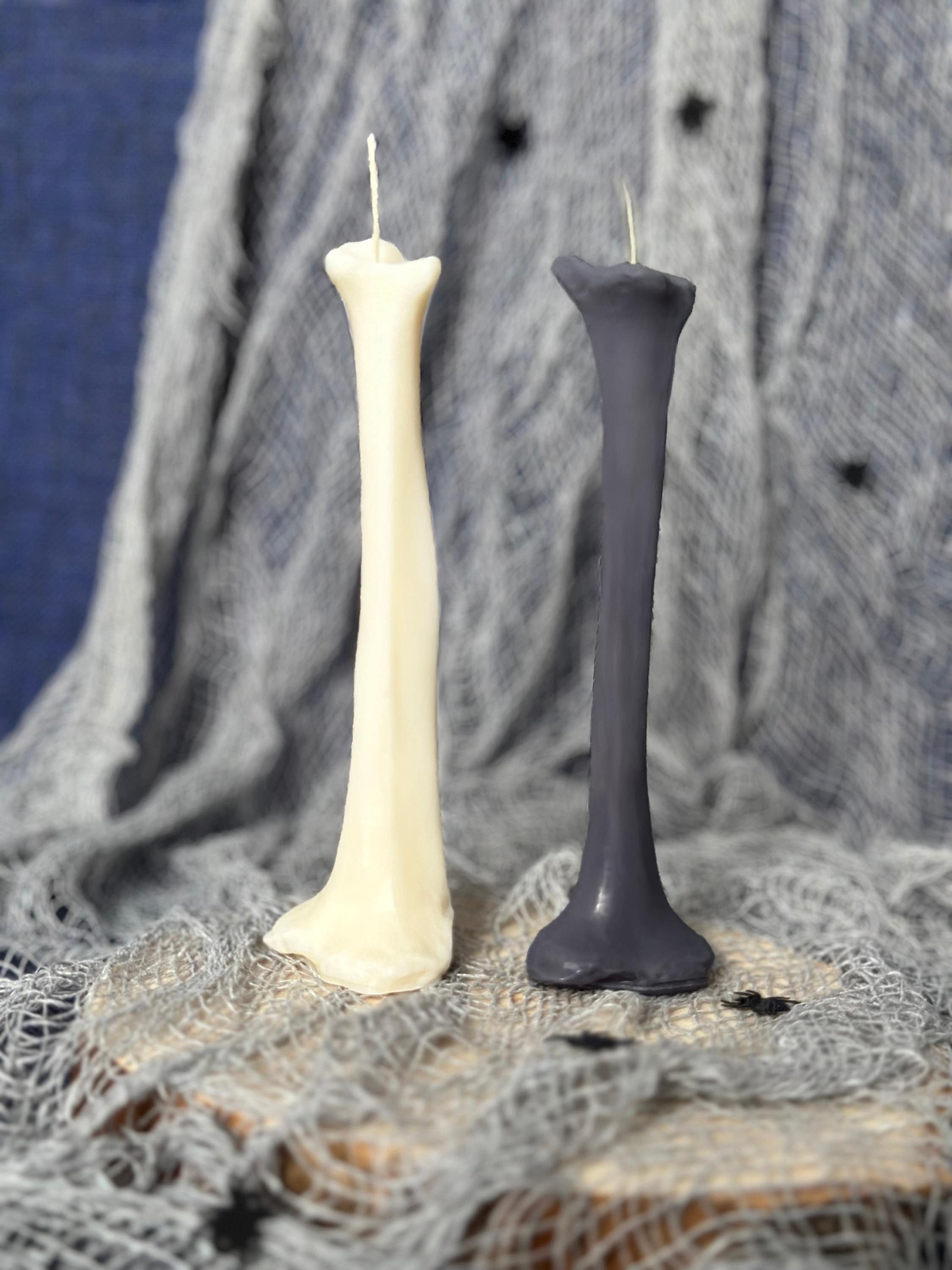 Minimalist Leg Bone Candle, Human Anatomy, Halloween Home Decor ...
