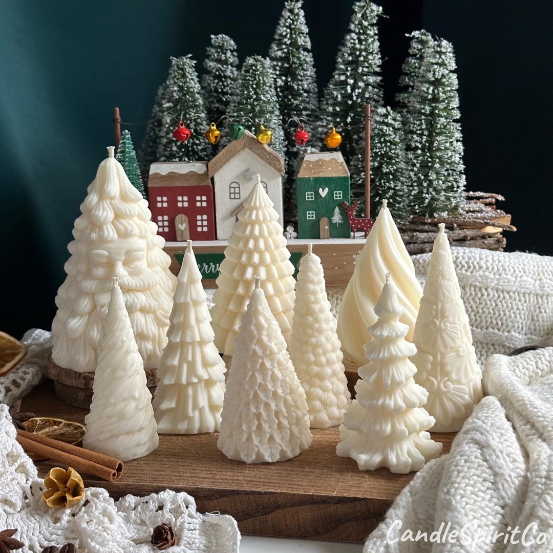 Scented Christmas Tree Candles Christmas Candle Christmas Decor ...