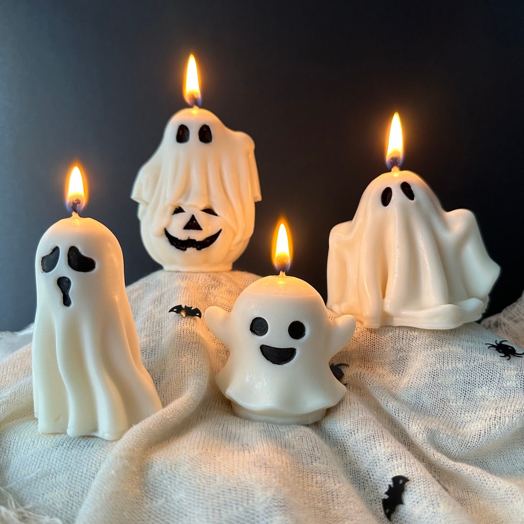 Scented Ghost Candle Halloween Candle Fall Decor Autumn Decor Fall ...
