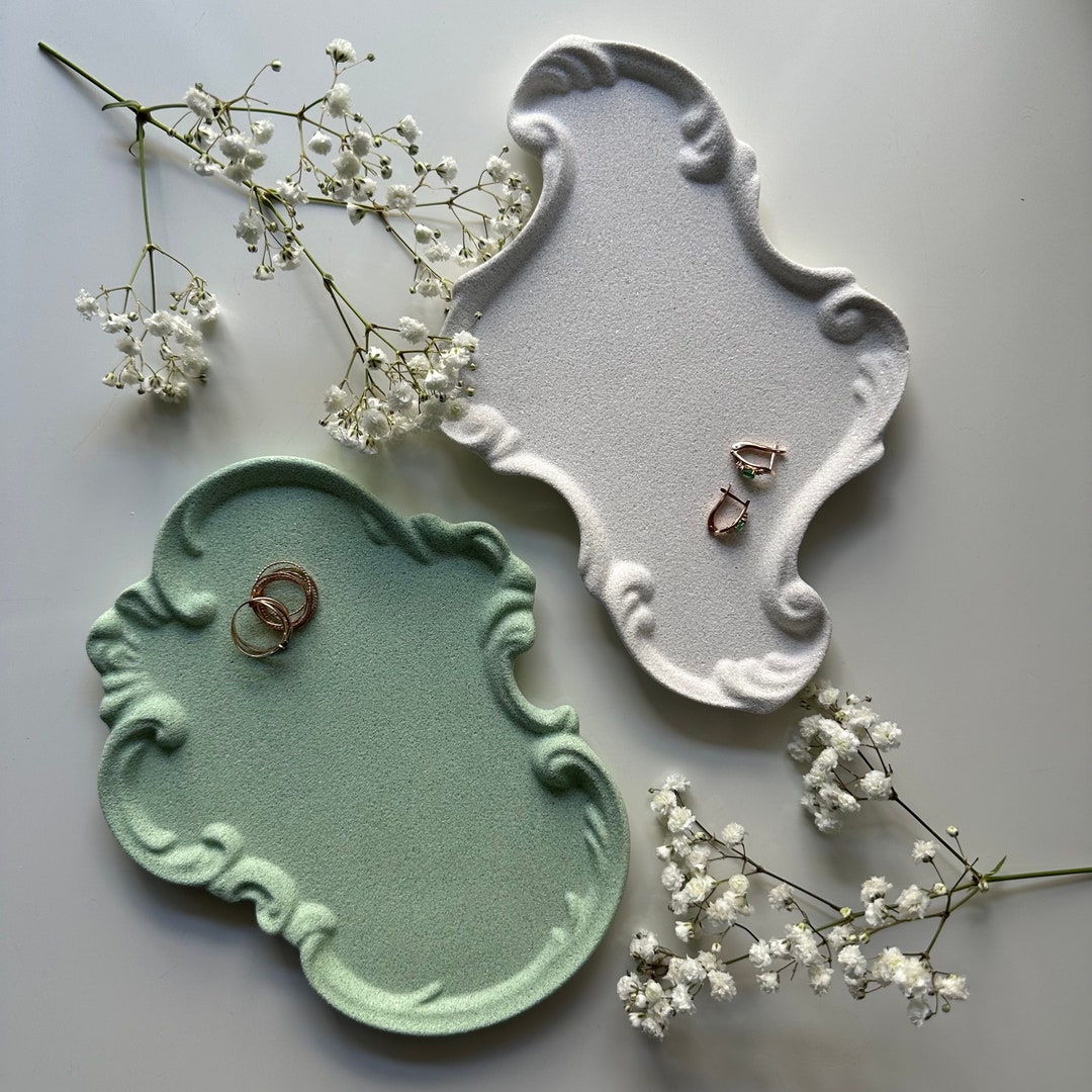 Victorian Trinket Dish Key Ring Dish Jewellery Dish Vintage Style Tray ...